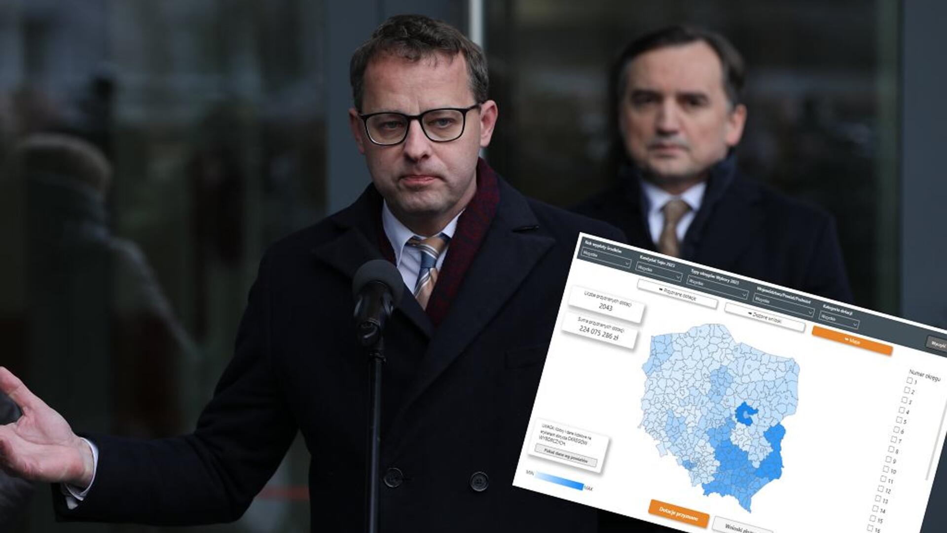 Fundusz Sprawiedliwości. Mapa pokazuje, kto dostawał pieniądze - TOK FM